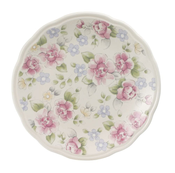 Tea Rose Set of 4 Accent Luncheon Plates