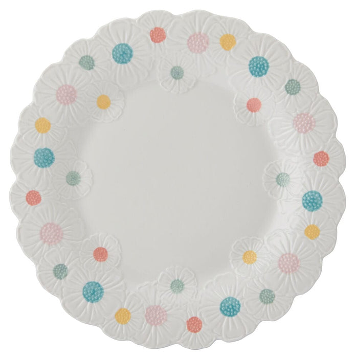 Darbie Angell Painted Daisy 12 Piece Dinnerware Set, Service or 4