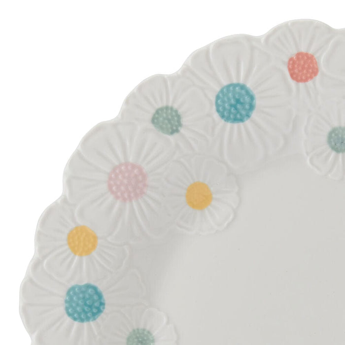 Darbie Angell Painted Daisy 12 Piece Dinnerware Set, Service or 4