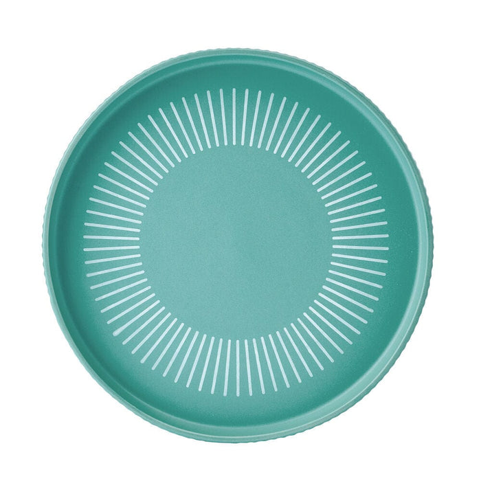 Darbie Angell Mod Teal 12 Piece Dinnerware Set, Service for 4