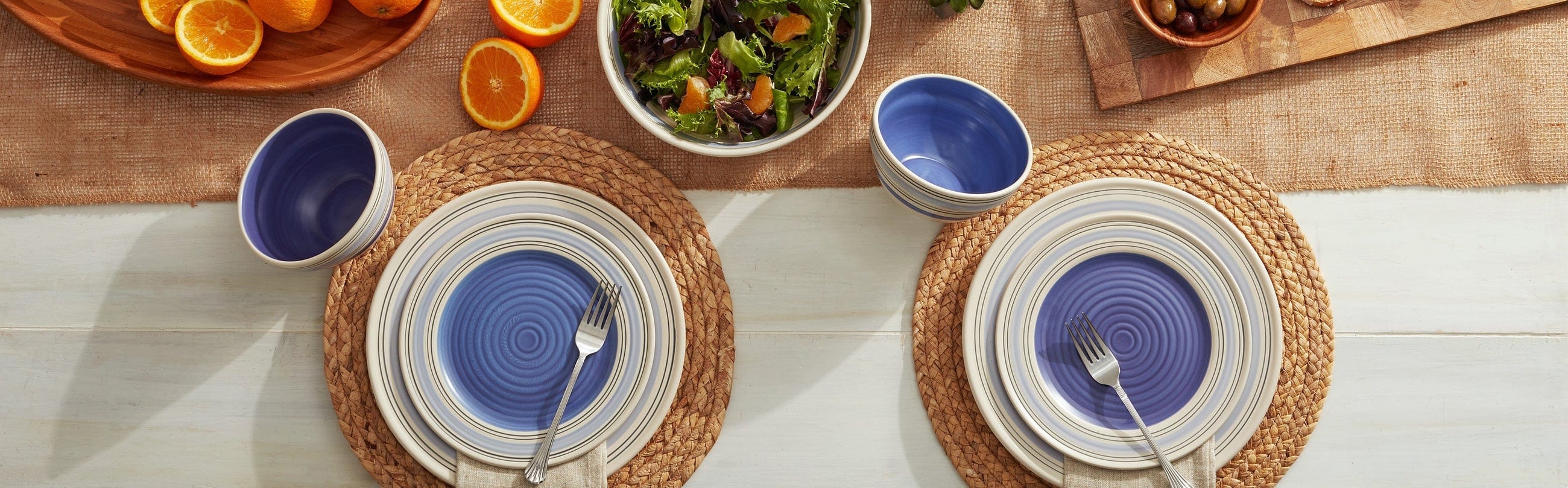 Rio Beach House Set of 4 Outdoor Melamine Cereal Bowls