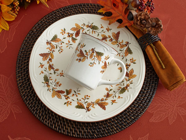 Autumn Berry Covered Pumpkin Bowl
