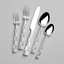 Checkered Frost 20 Piece Flatware Set, Service for 4