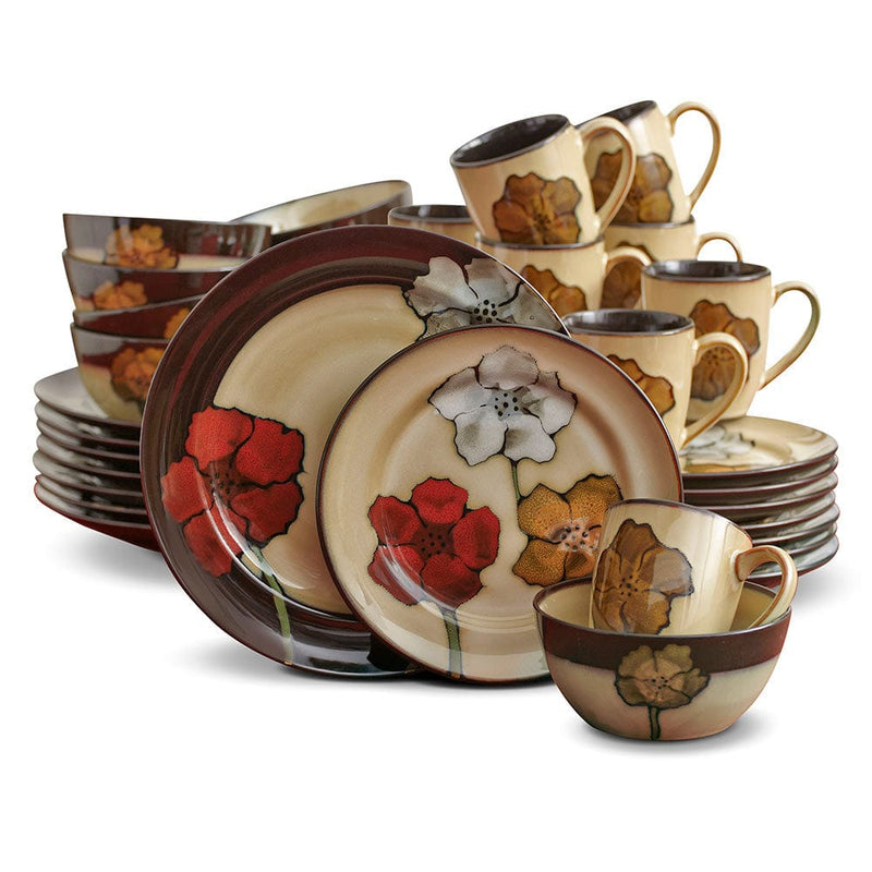 Painted Poppies Dinnerware, Serveware, Drinkware - Pfaltzgraff