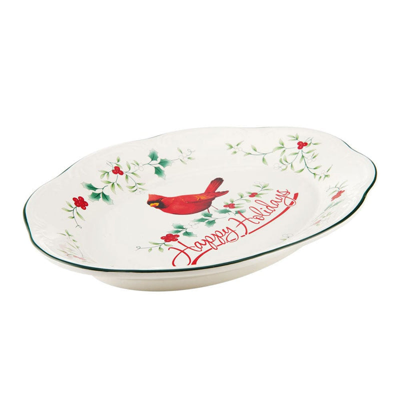 Winterberry® Cardinal Oval Platter