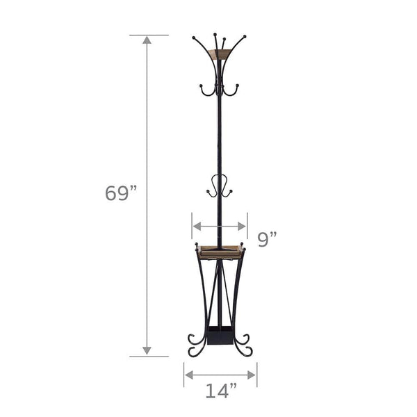 Coat Rack With Umbrella Stand