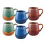 Wave Set of 6 Reactive Mugs, Assorted